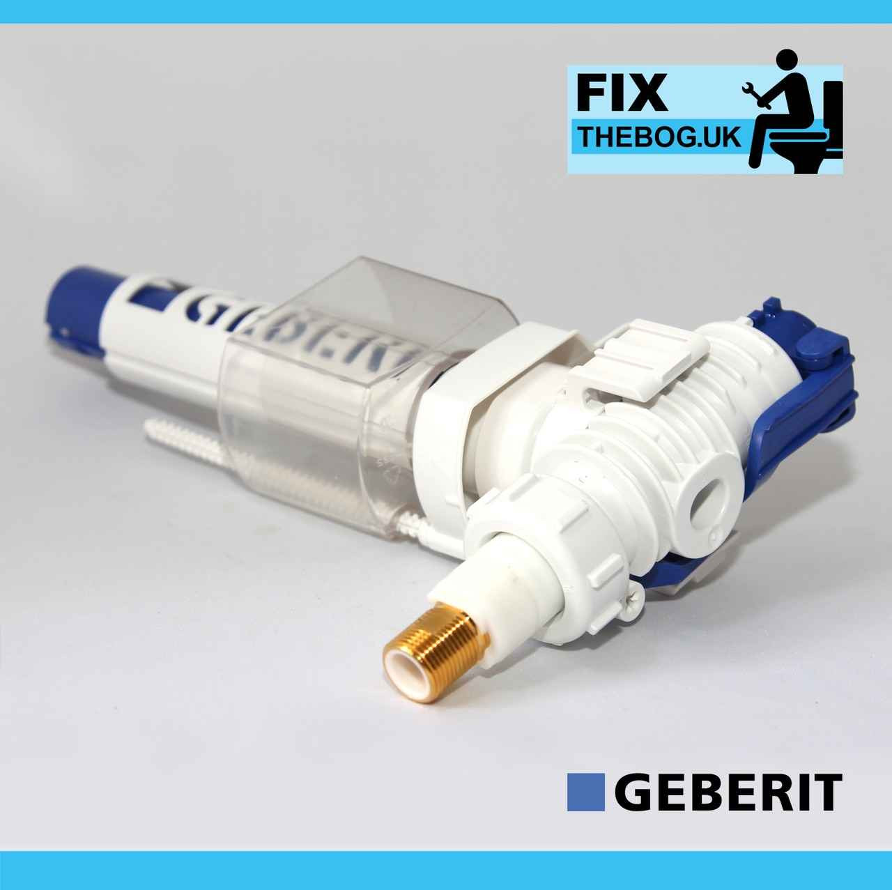 Geberit Impuls380 Rear Entry Inlet Valve 222.013.00.1 with Flexi clip