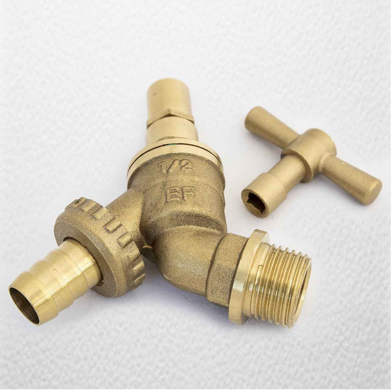 Lockshield 1/2 inch Hose Union Bib Tap Outside Garden Tap Secure ...