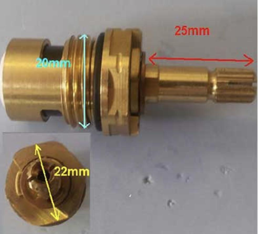 Ideal Standard S960025Nu 1/2 inch Ceramic Cartridge Pair E960583NU ...
