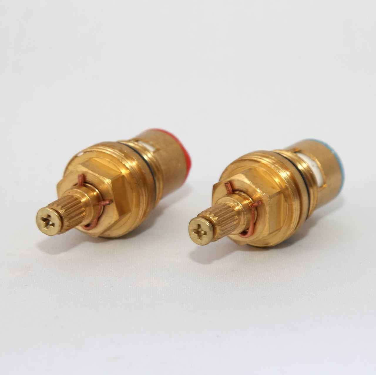 Ceramic tap gland Pair 8mm x 12mm High Spline 20 Spline