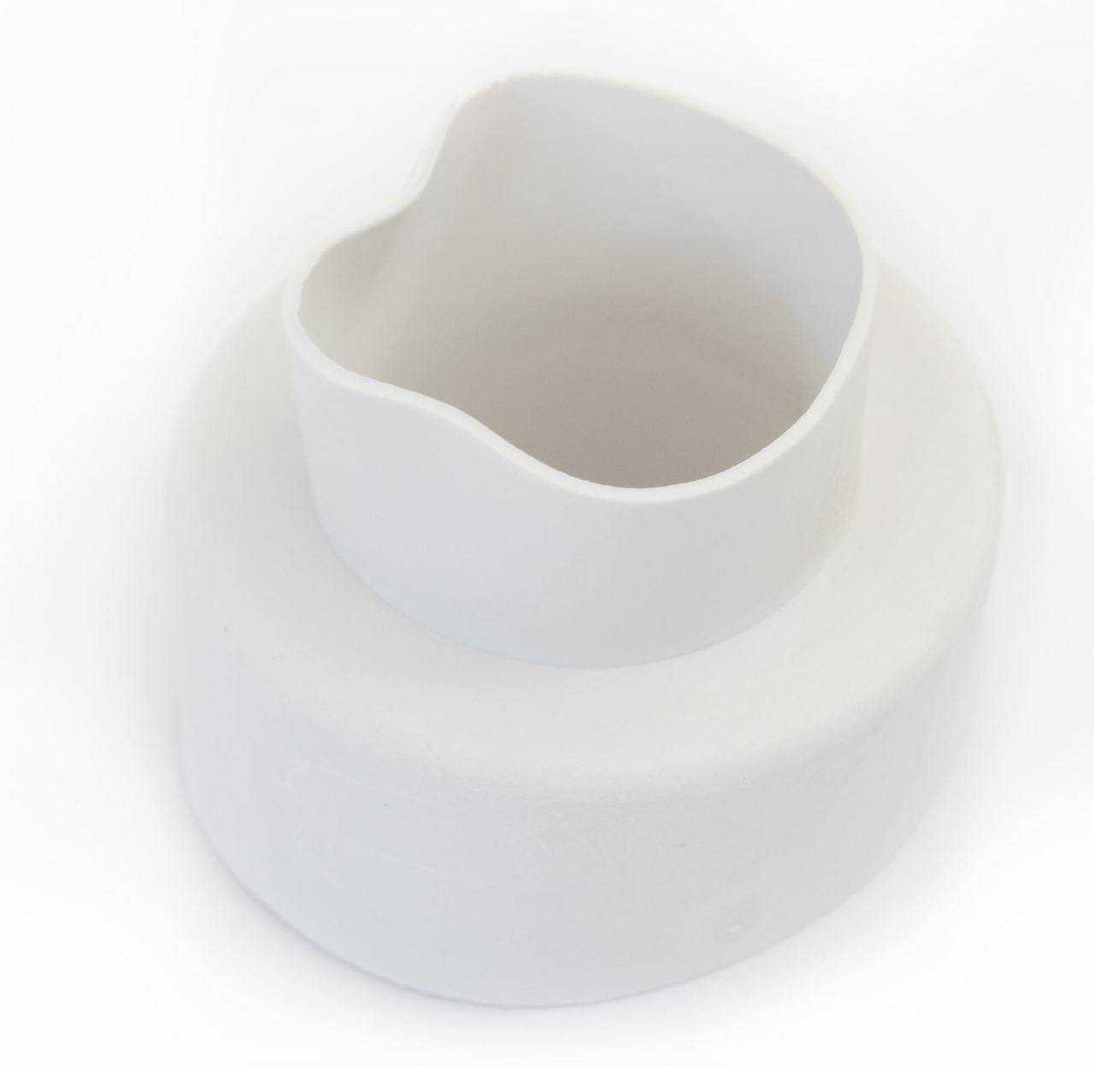 Viva PP0004/B External flush cone in white rubber