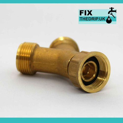 Solid Brass washing machine Y piece connector, Highly recommended over ...