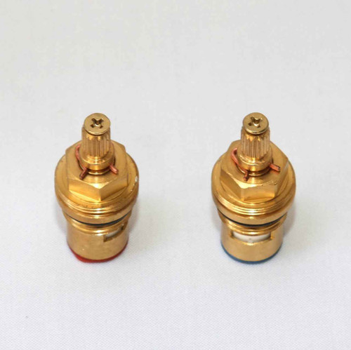 Ceramic tap gland Pair 8mm x 12mm High Spline 20 Spline