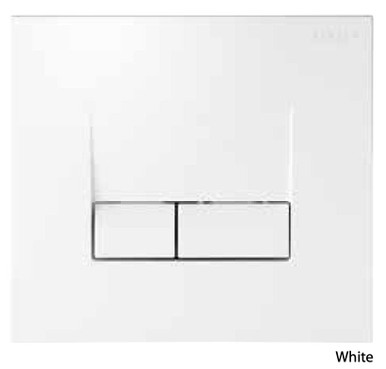 Siamp Smarty Flush Plate Matt White 31191010 | Dual Flush Compatible ...