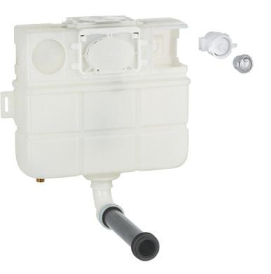 Grohe Eau2 Concealed Dual Flush Cistern 38743000 with Pneumatic Button ...
