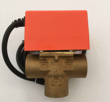 3 Port SOLAR 1 BSP female Motorised Zone Valve Actuator SOLAR THERMAL ...