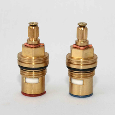 Ceramic tap gland Pair 8mm x 12mm High Spline 20 Spline