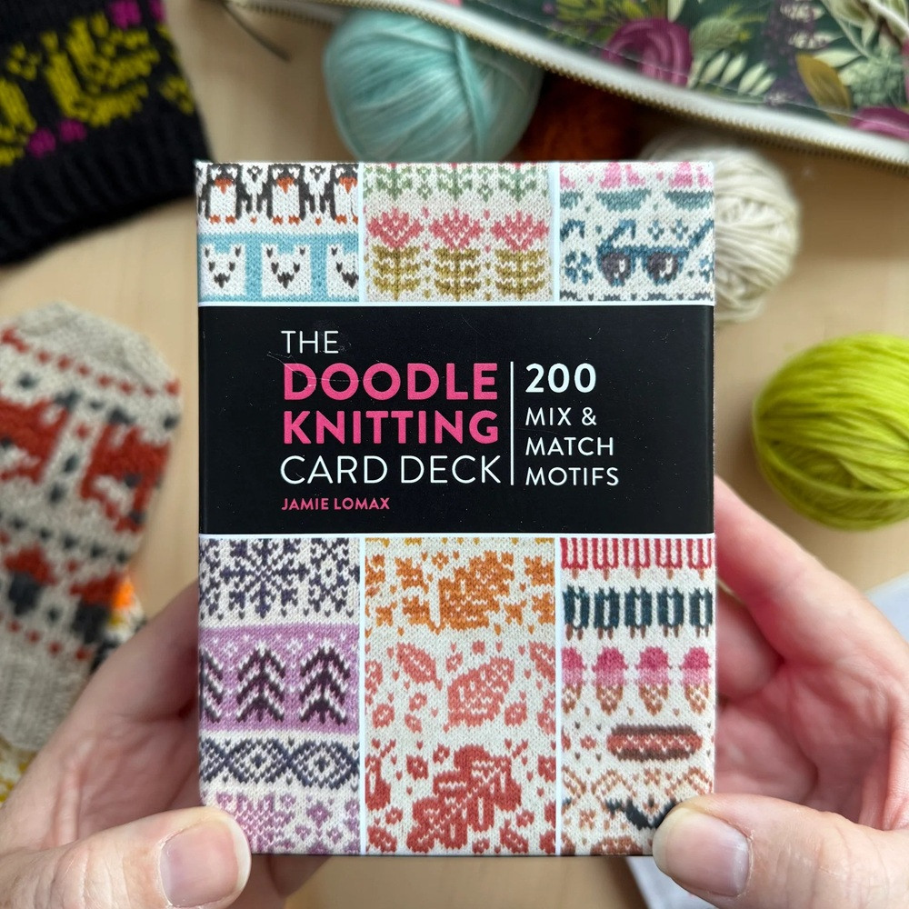 The Doodle Knitting Card Deck: 200 Mix & Match Motifs - Urban Yarns