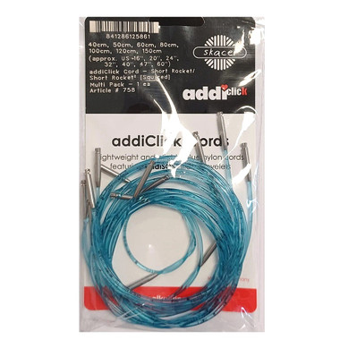 Addi Click Cord Multi Pack for Short Tips (16,20,24,32,40,47,60 ...