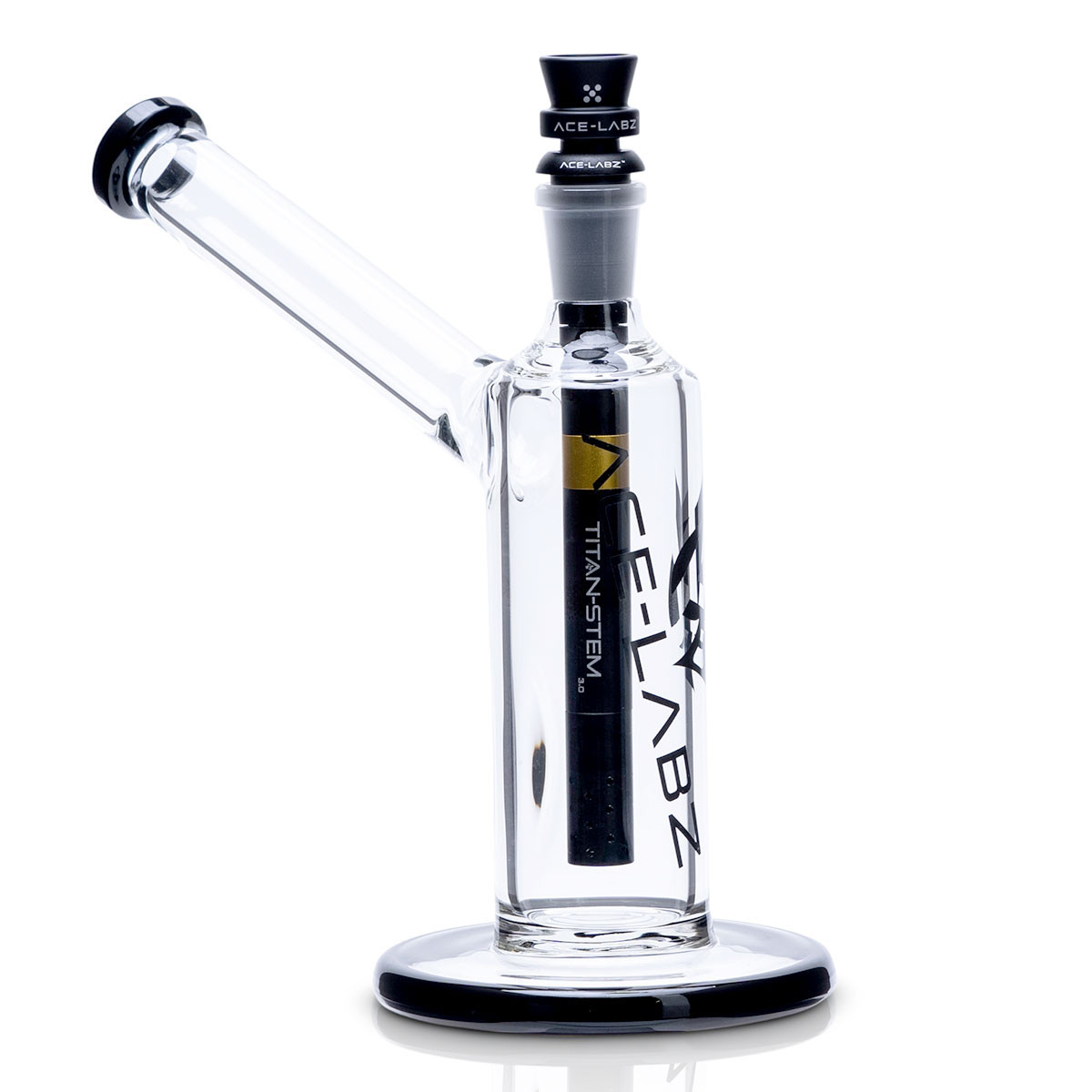 ACE-Labz Glass 8 Inch Infinity Water Pipe Bong / Oil Rig 2-in-1 Made In ...