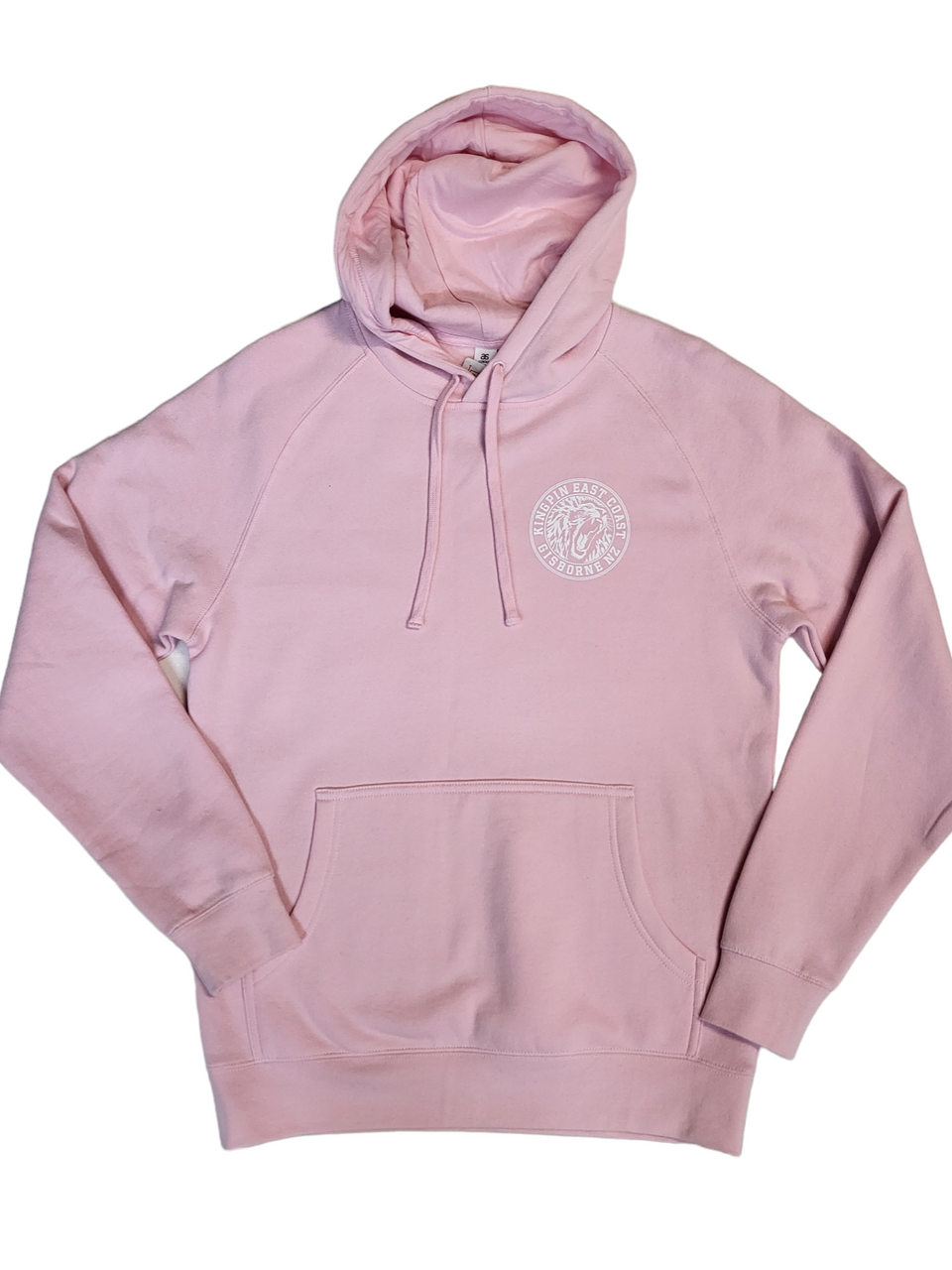 KINGPIN IRON LION HOOD PINK / WHITE
