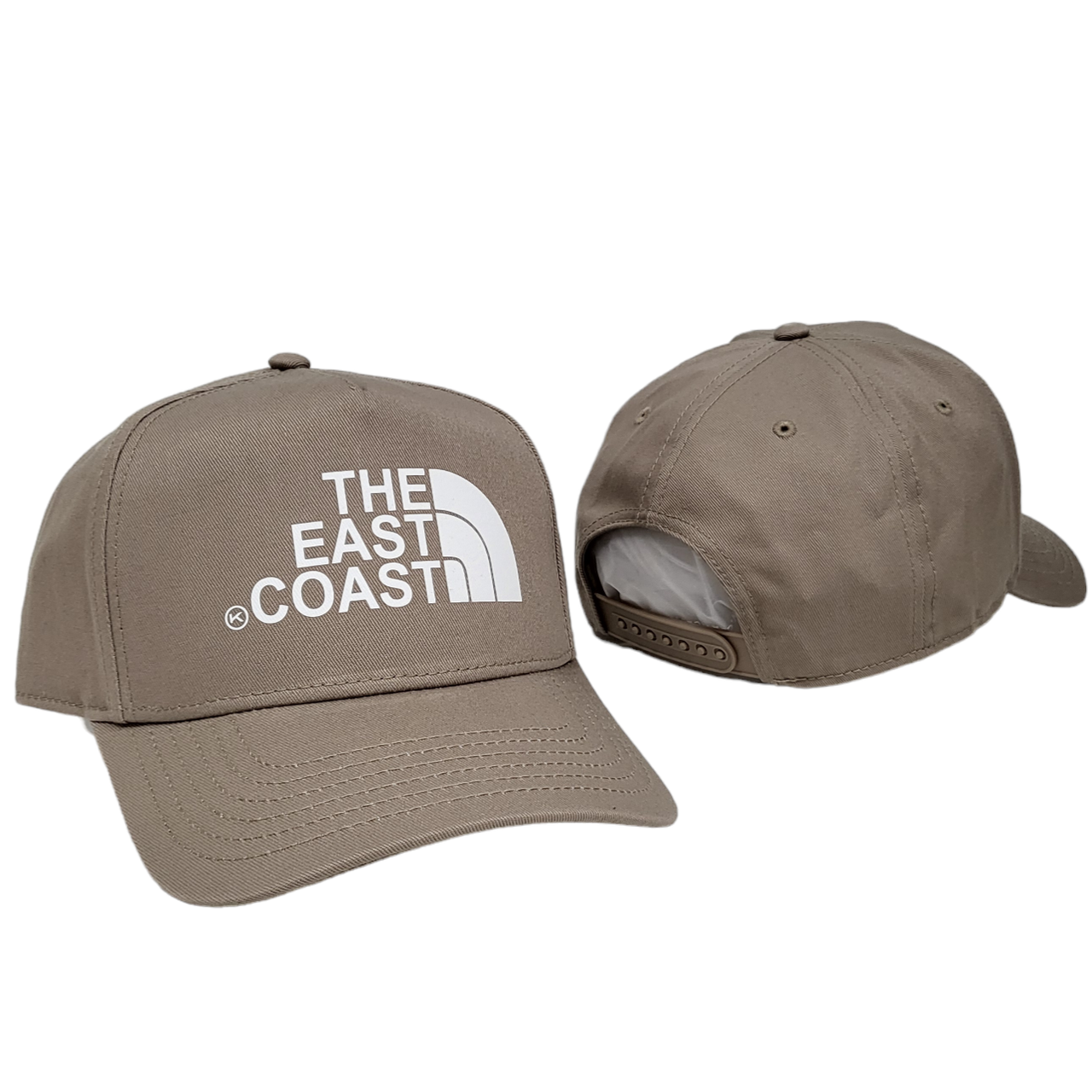 KINGPIN THE EAST COAST FRAME CAP KHAKI / WHITE