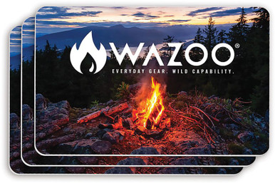 Wazoo FireCard 3-Pack | Tinder for Survival & EDC | Bear & Otter Outdoors