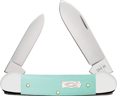 CASE CANOE | SEAFOAM GREEN G-10 HANDLE