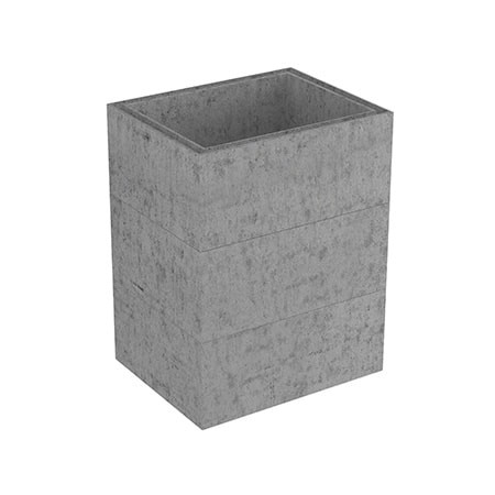 600 x 450 x 300mm HIC Concrete Chamber Section - JDP