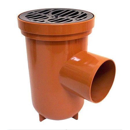 110mm Round Back Inlet Bottle Gully - JDP