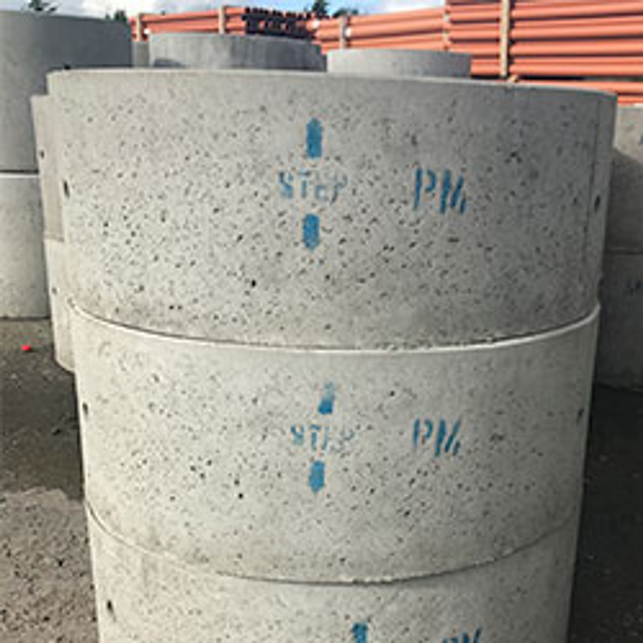 1050 x 500mm Concrete Manhole Ring - JDP