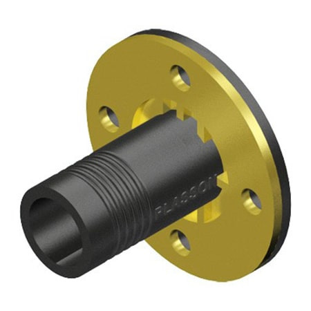 PLASSON MDPE Spigot Flange Adaptor with Metal Backing Ring - JDP