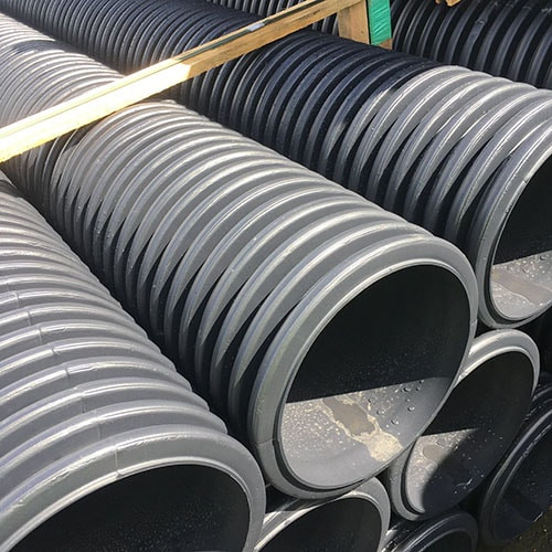 300mm Drainage Pipe - Unperforated Twinwall Pipe (6m) - JDP