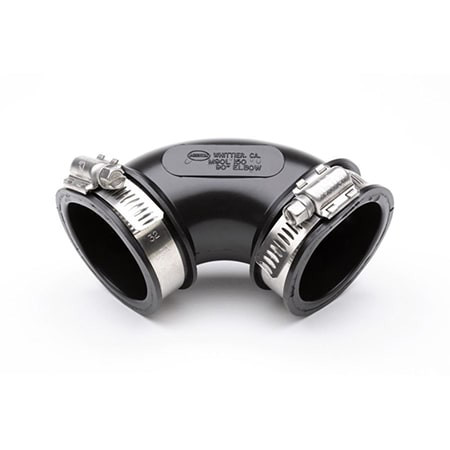 105-116mm M90L 400 Mission Rubber Flexible Plumbing Elbow - JDP
