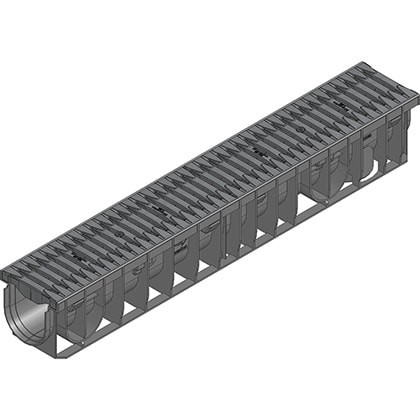 RECYFIX PRO 100 FIBRETEC Channel Drain C250 x 1m - JDP