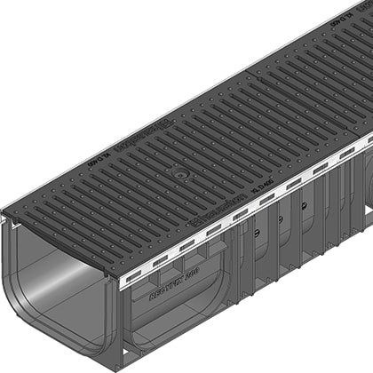 RECYFIX 100 Heelsafe DI Channel Drain C250 x 1m - JDP