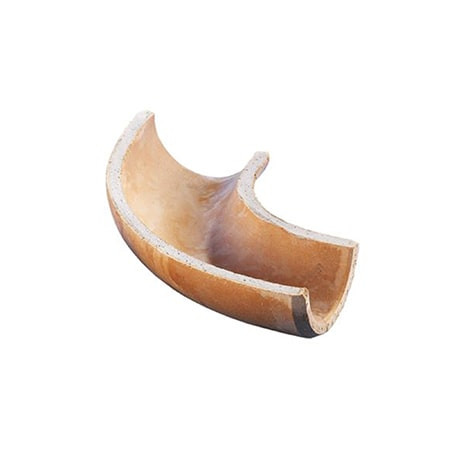 90dg Densleeve Clay Channel Butt Pipe Bend - JDP