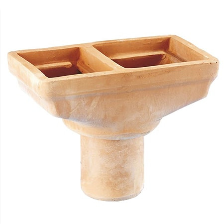 150mm Densleeve Clay Rectangular Hopper - JDP