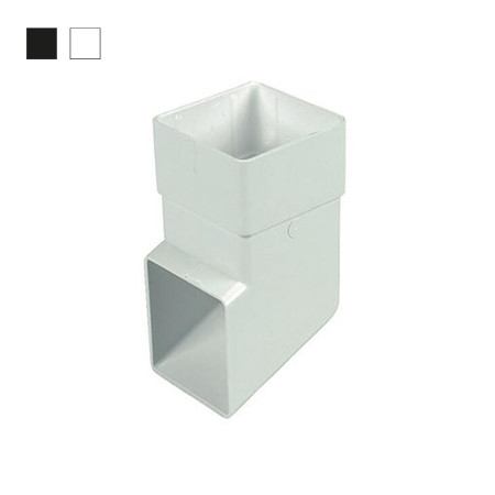 65mm Square Plastic Downpipes & Fittings - Guttering Systems - JDP