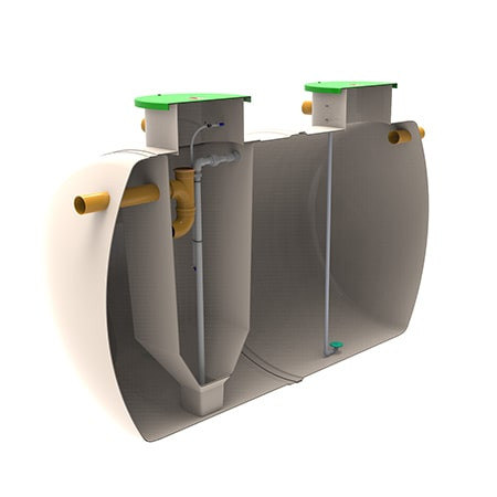 Klargester 35 Person BioAir 8 Sewage Treatment Plant - JDP