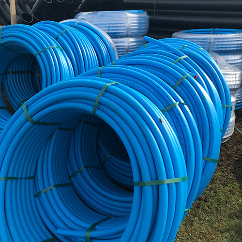 32mm Blue MDPE Pipe Coil - Mains Water Supply Pipe - JDP