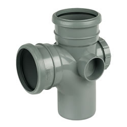 FloPlast 110mm Socket/Spigot Access Pipe - JDP