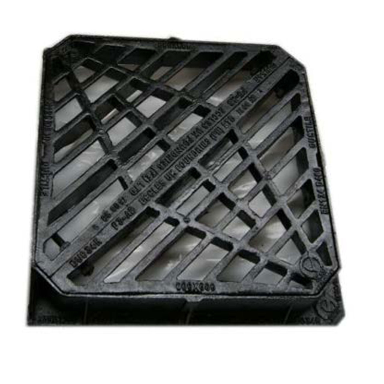 D400 600 x 600mm Double Triangular Gully Grate - JDP