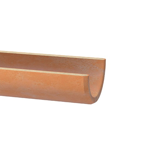 300mm Densleeve Clay Channel Butt Pipe 1m - JDP