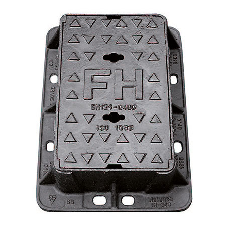 Clark Drain 380x230mm Grade A Ductile Iron Fire Hydrant Surface Box - JDP