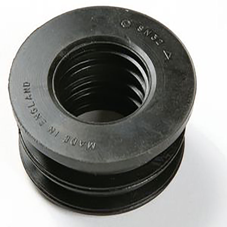 68mm Round Rainwater Adaptor Black - JDP