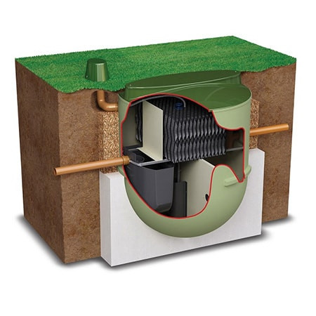 Klargester BioFicient 5 (20 Person) Sewage Treatment Plant - JDP