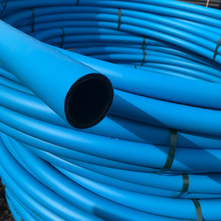 50mm Blue MDPE Pipe Coil - Mains Water Supply Pipe - JDP