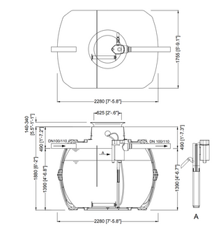 5 Person GRAF One2Clean Sewage Treatment Plant - JDP