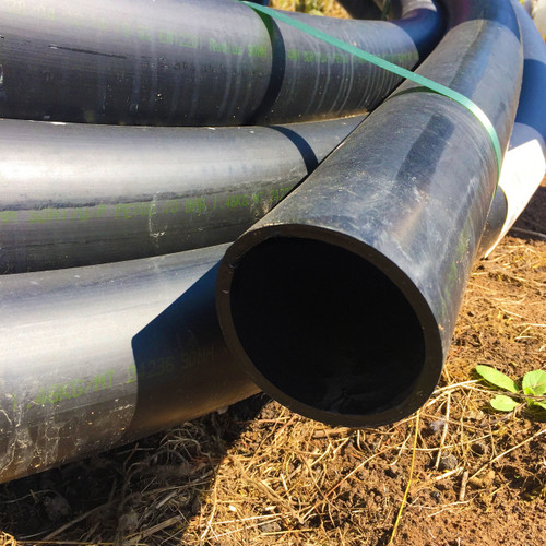 90mm Black HPPE Pipe Coil - PE100 Water Supply Pipe - JDP