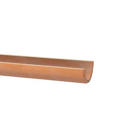 225mm Densleeve Clay Channel Butt Pipe 1m - JDP