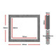 1200 x 750 x 225mm Rectangular Inspection Chamber - JDP