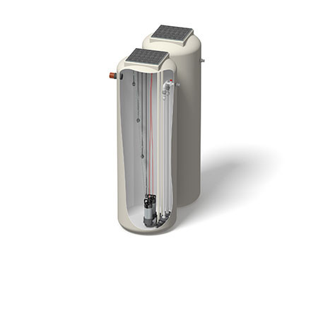 2291Litre 10m Head Marsh Foul Water Pump Chamber - JDP