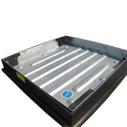 600x600mm 10T GPW Galv Steel 65mm Recessed Cover PP Frame - JDP