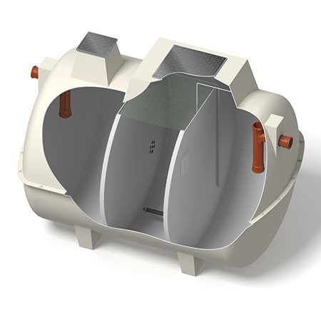 Klargester BioDisc BB (12 Person) Sewage Treatment Plant - JDP