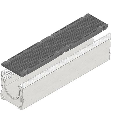 FASERFIX SUPER 150 DI Channel Drain E600 x 1m - JDP