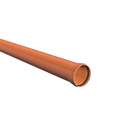 3m x 110mm SN8 Underground Sewer Drainage Pipe - JDP