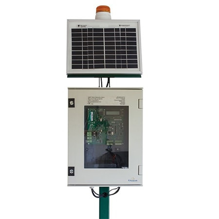Solar Powered Alarms IP65 Waterproof 433MHz Solar Powered Strobe Siren