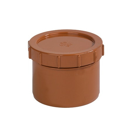 160mm Underground Drainage Screwed Access Cap - JDP
