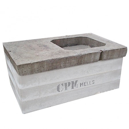 Heavy Duty Rectangular Cover Slab with 900x600mm Manhole - JDP